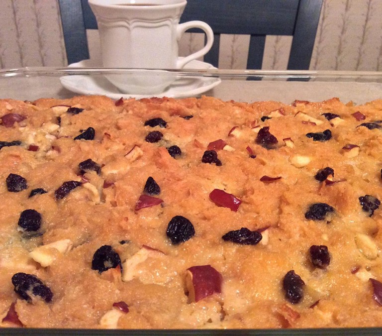Creole Bread Pudding with Bourbon Sauce | 5 O'Clock Coffee Club