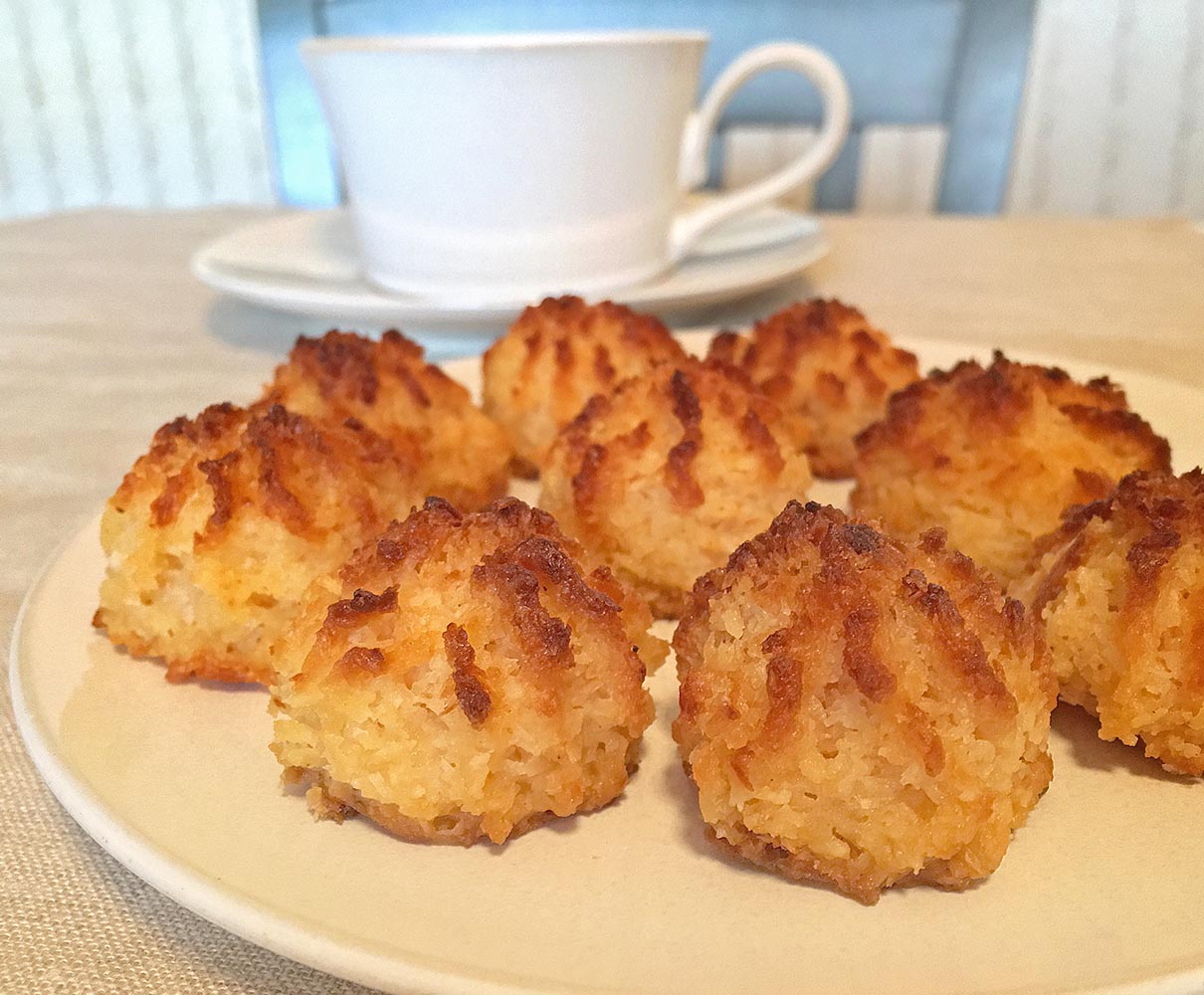 Jennies Coconut Macaroons | 5 O'Clock Coffee Club