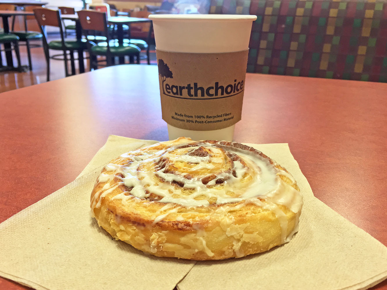 Earth Fare Cinnamon Roll | 5 O'Clock Coffee Club